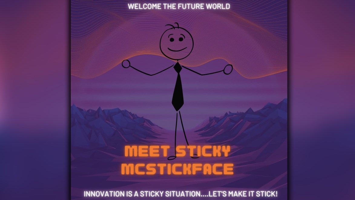 ‘Sticky McStickface' is the new mascot for an Air Force innovation team