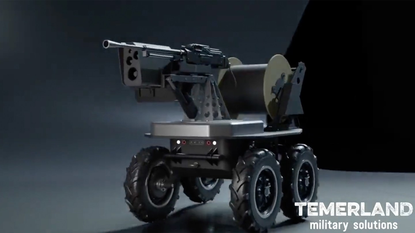 Ukraine now has killer robots with machine guns