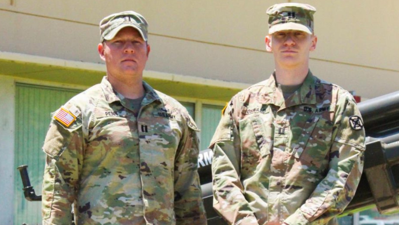 2 Fort Sill Oklahoma Army officers rescued a man from a burning truck