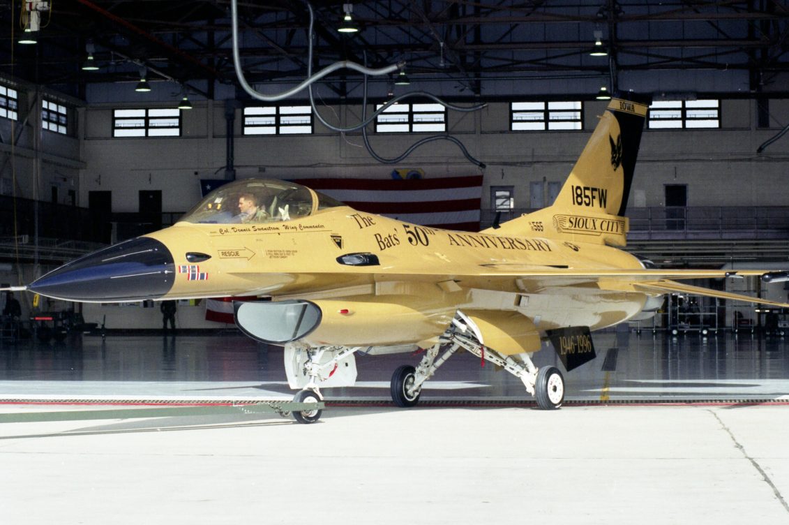 The Air Force now has a golden F-16