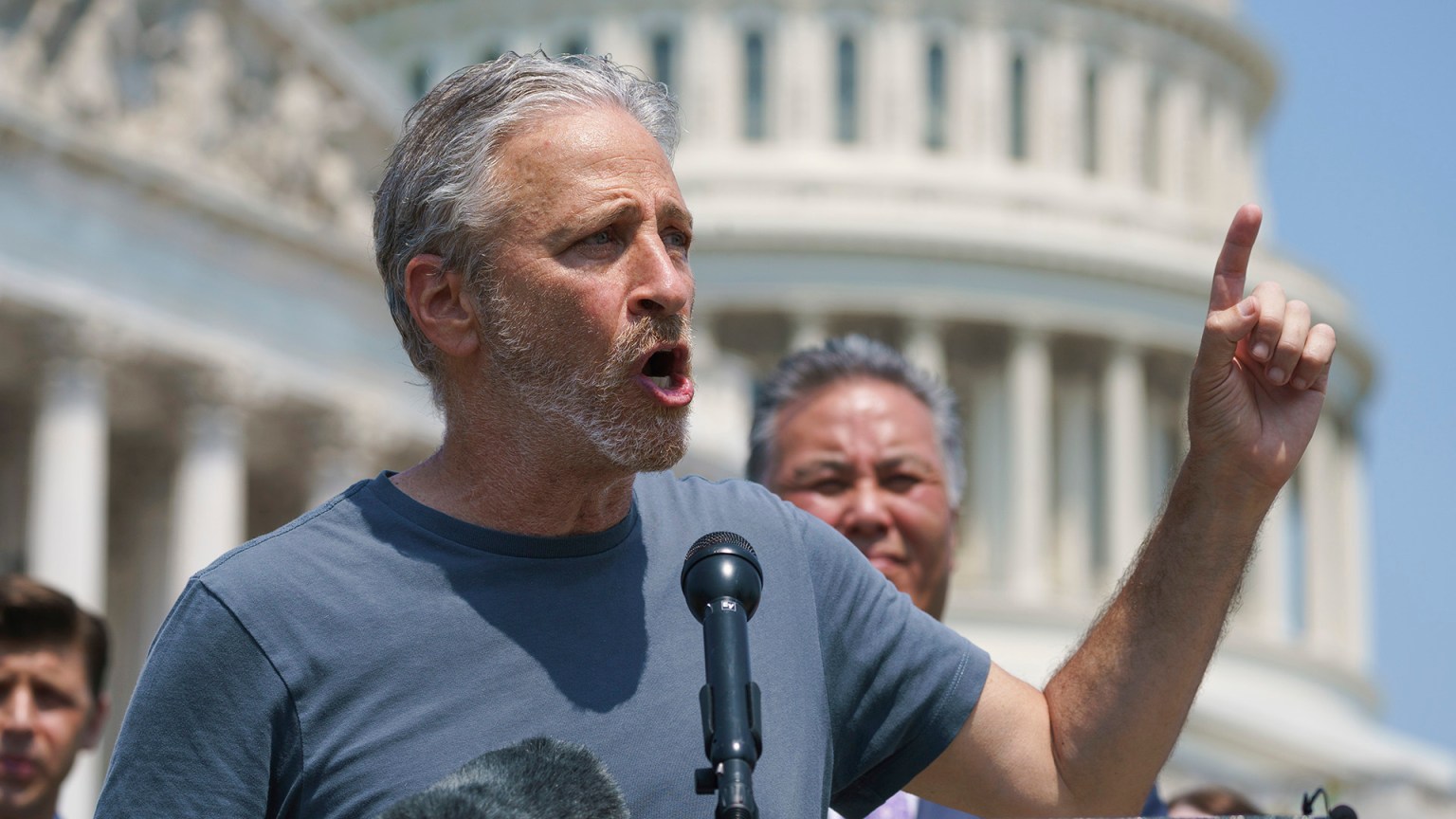 Jon Stewart blasts Senate Republicans for blocking veterans PACT Act