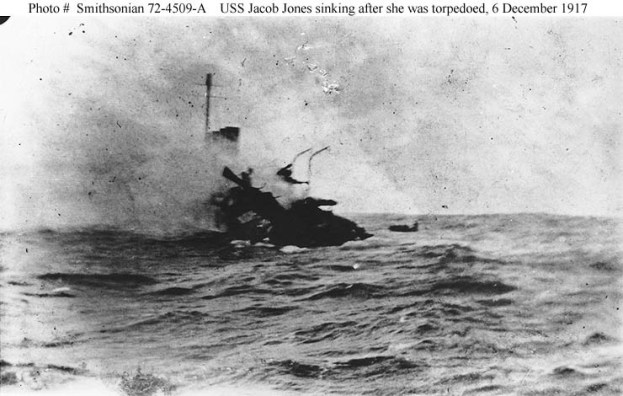 The first US destroyer sunk by enemy fire has been found after 105 years