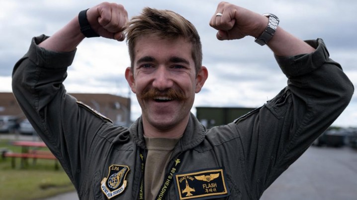 US Marines, sailors, airmen show off glorious mustaches