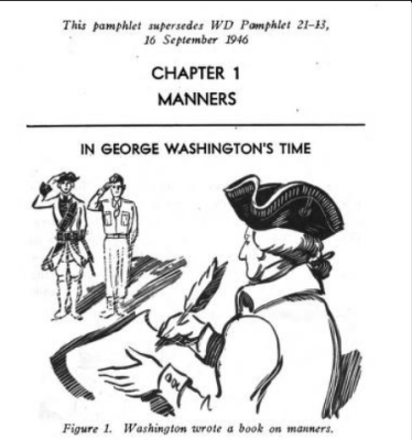 How to have good manners, according to the Army