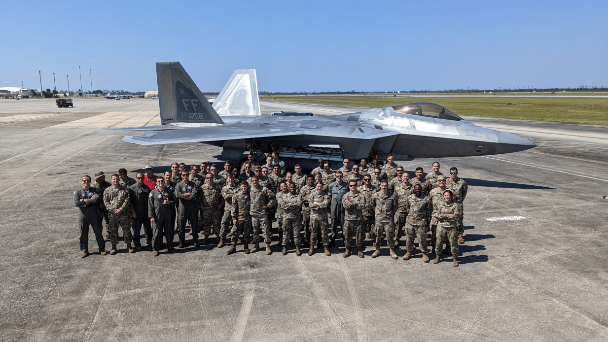 Air Force F-22 Raptor unit fires off record number of air-to-air missiles