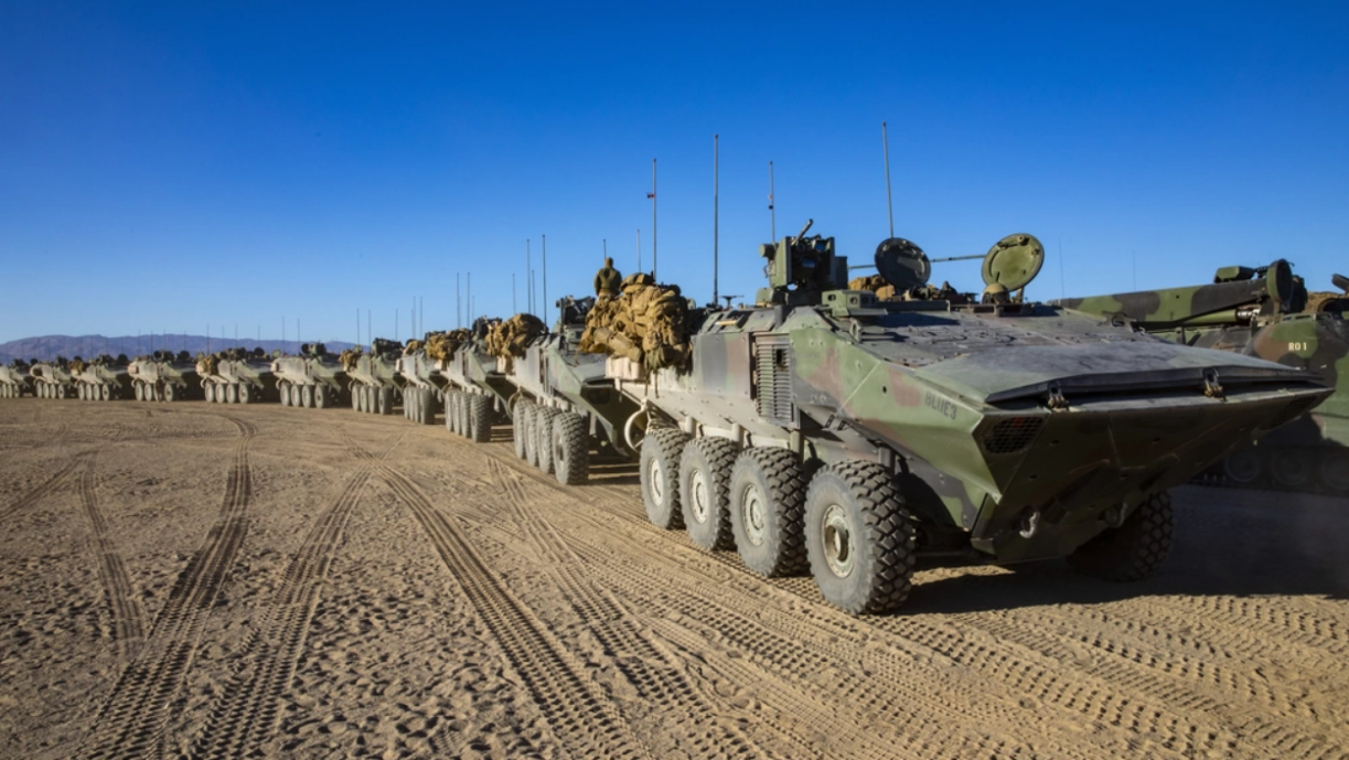 Marines halt surf tests with new amphibious combat vehicle after one flips