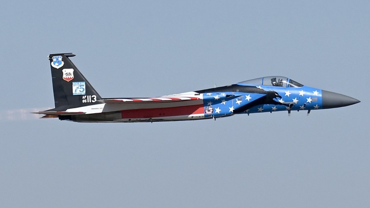 Air National Guard F-15 has the most American paint job ever