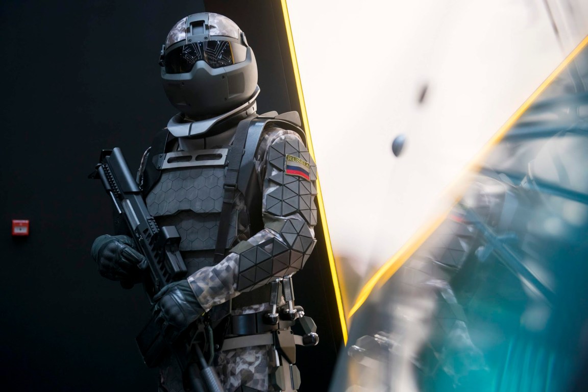 Russia is once again hyping a brand new 'Iron Man' combat exoskeleton