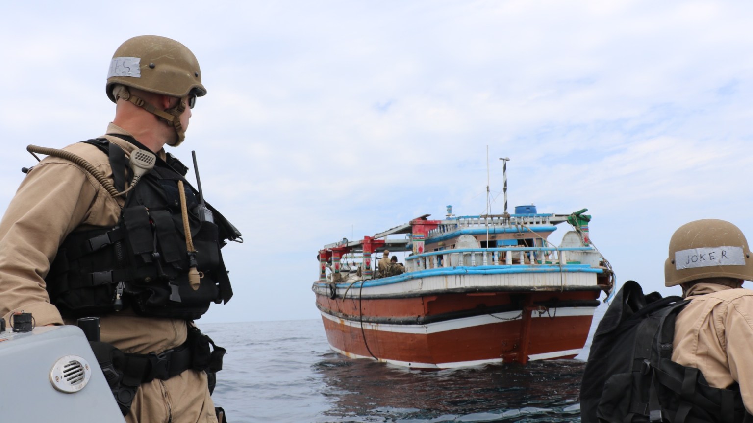 Navy ship makes $42 million drug bust in the Gulf of Oman