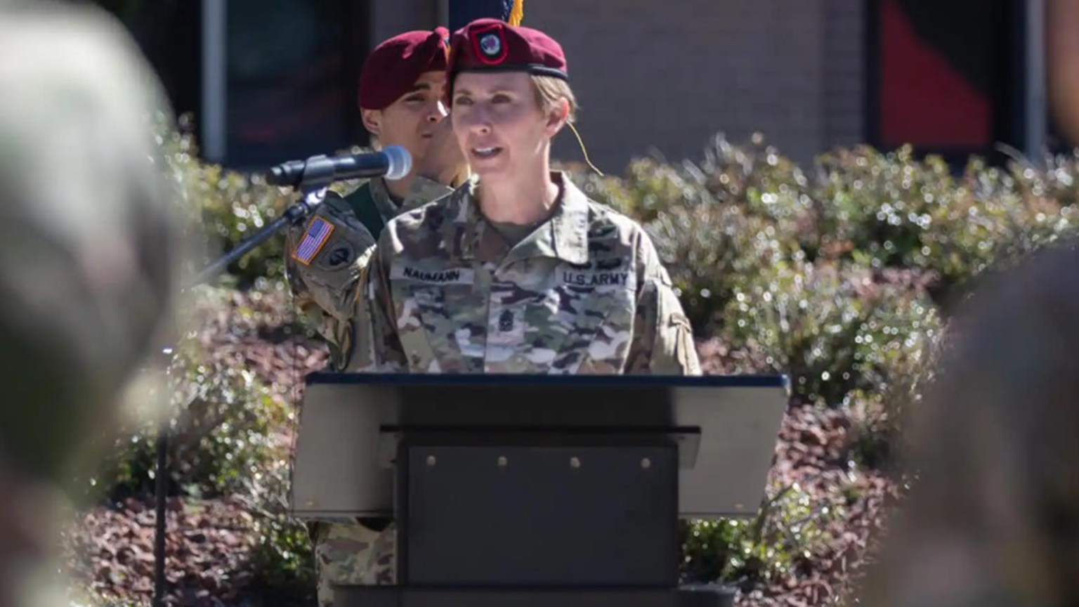 Army Special Operations Command gets first female senior enlisted leader