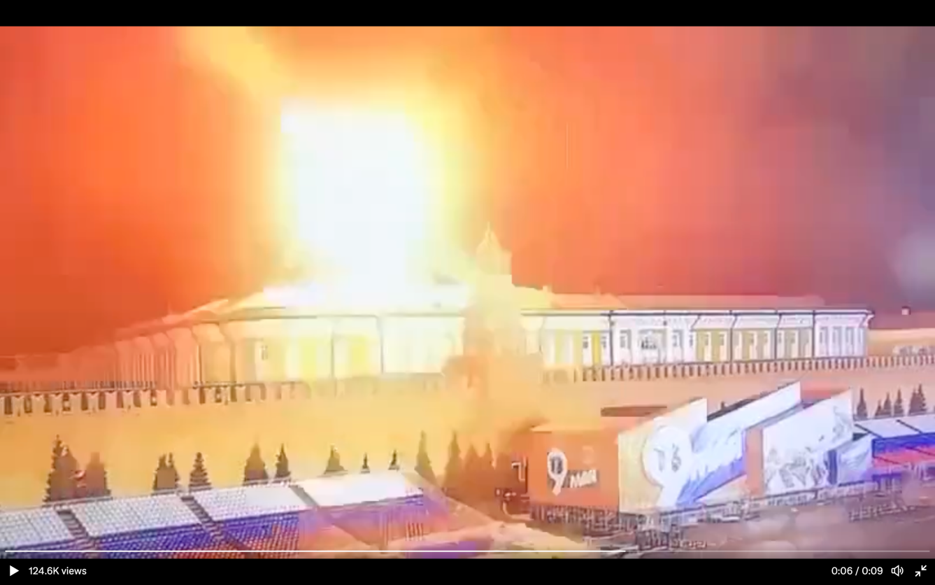 Russia claims Ukraine launched a drone attack on the Kremlin