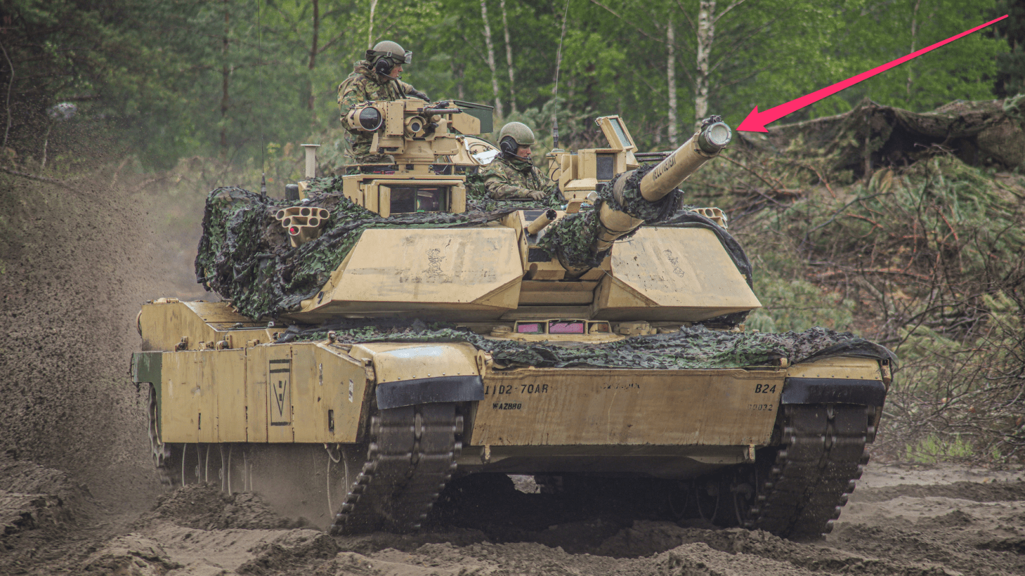 Army M1 Abrams tank named ‘belligerent’ training for war in Europe