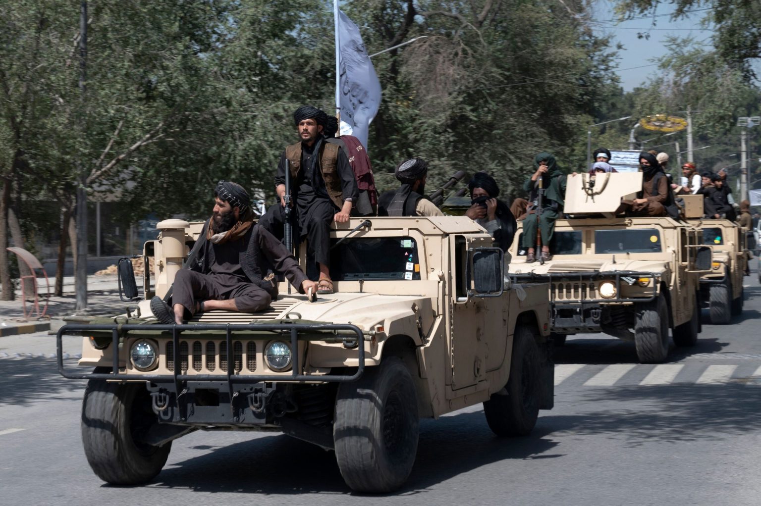 Taliban moving captured US vehicles, Soviet tanks to Iranian border