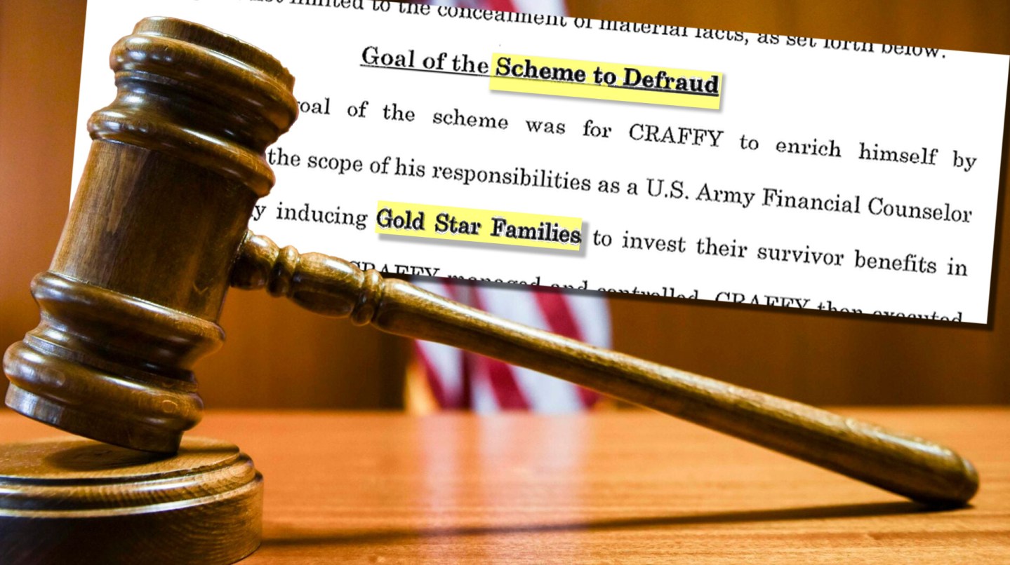 Army Reserve major charged with defrauding Gold Star families