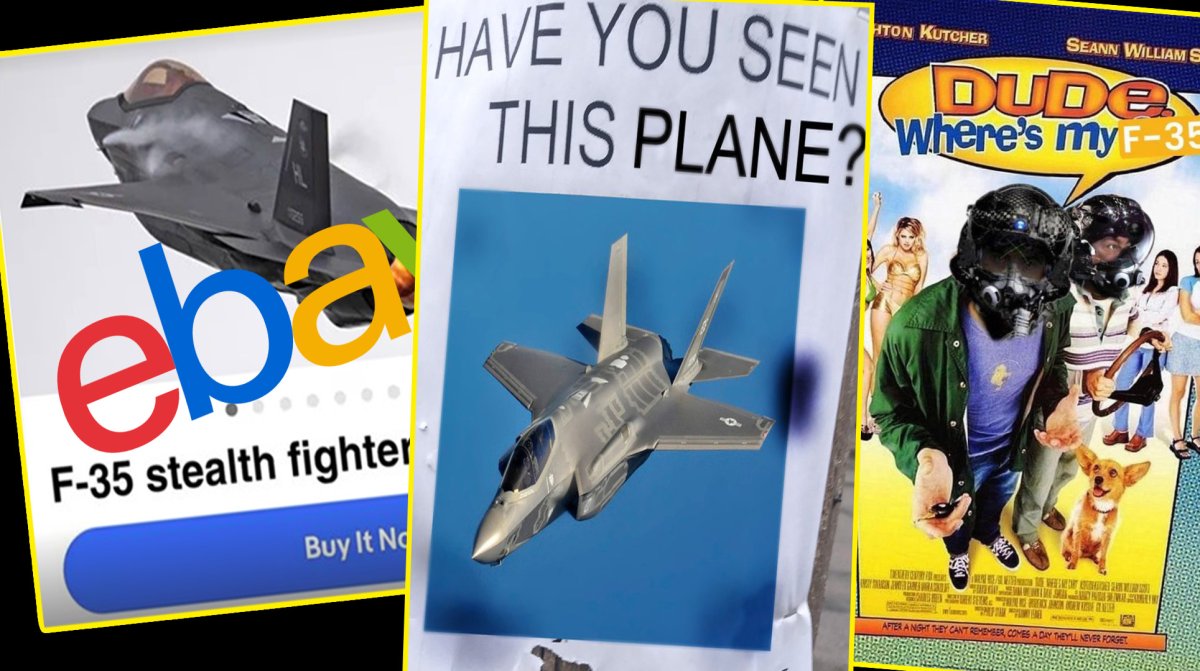 Have you seen me? All the best 'Missing F-35' memes - Task & Purpose