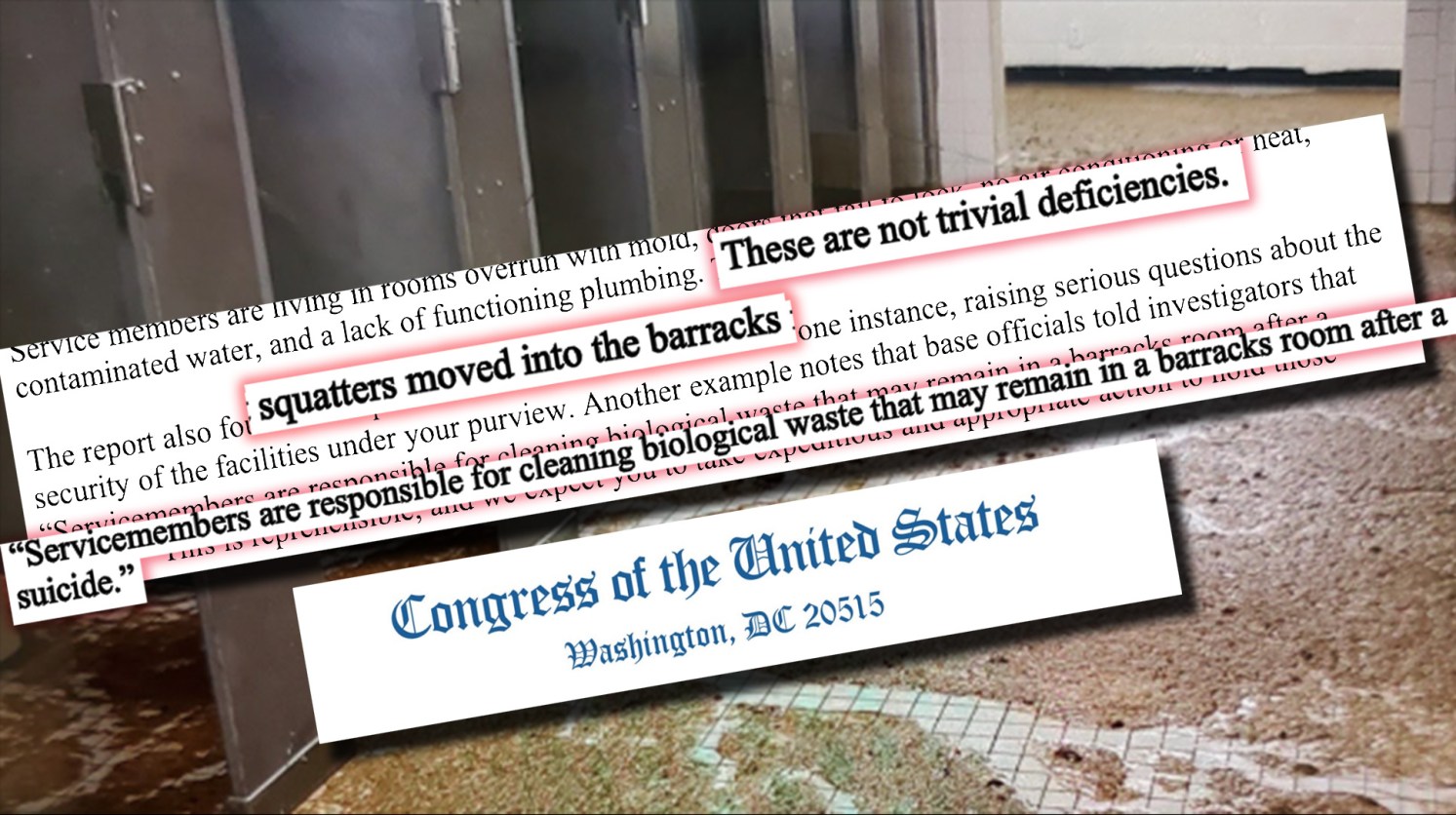 Fixes to 'unacceptable' barracks must start by 2025, lawmakers say