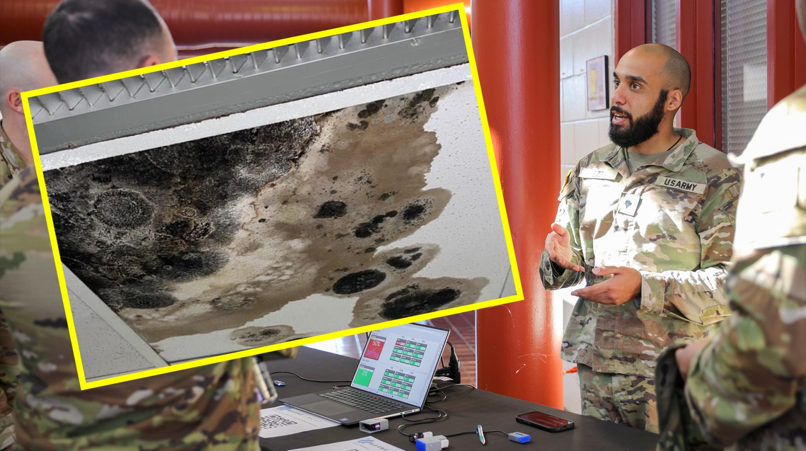 To battle moldy barracks, Fort Stewart soldiers built their own mold ...