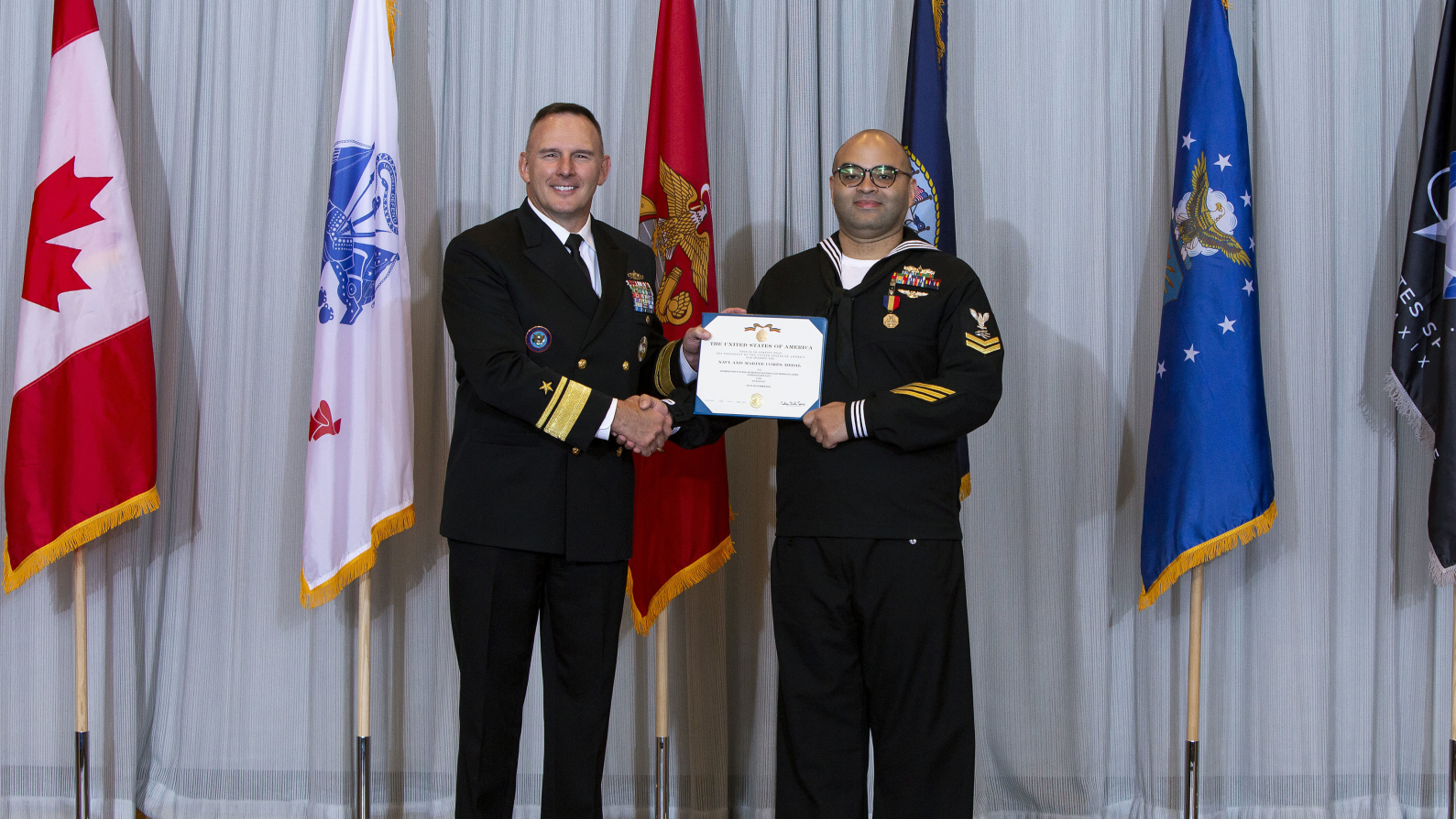Sailor who ripped rifle away from gunman honored for his heroism