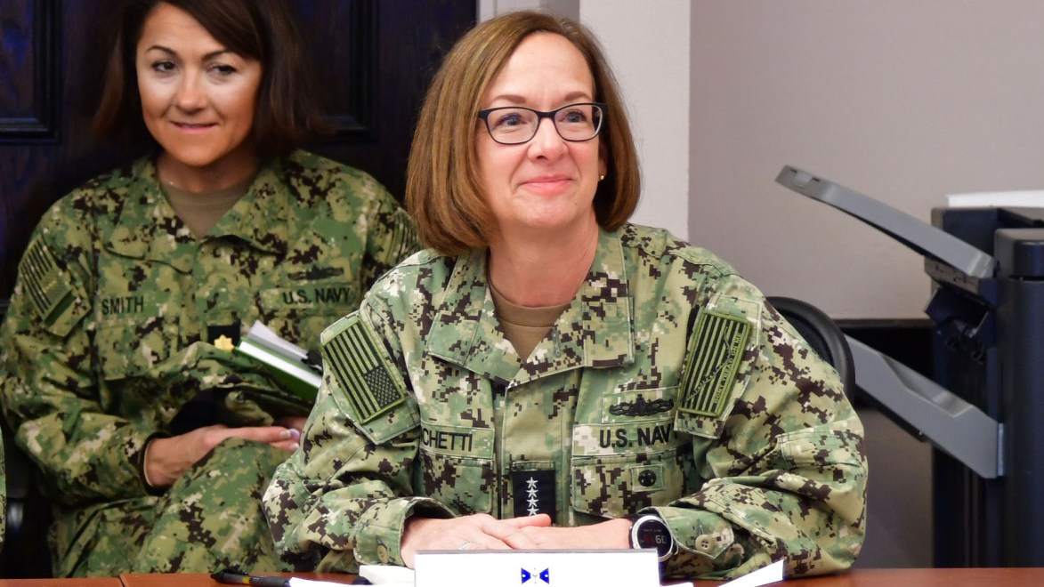 Navy's top officer completes treatment for breast cancer