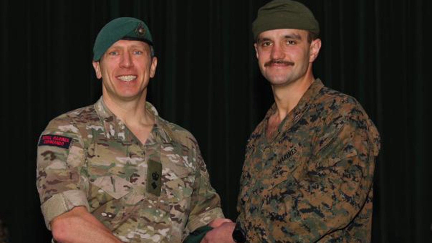 US Marine is top student at Royal Marine Commando course