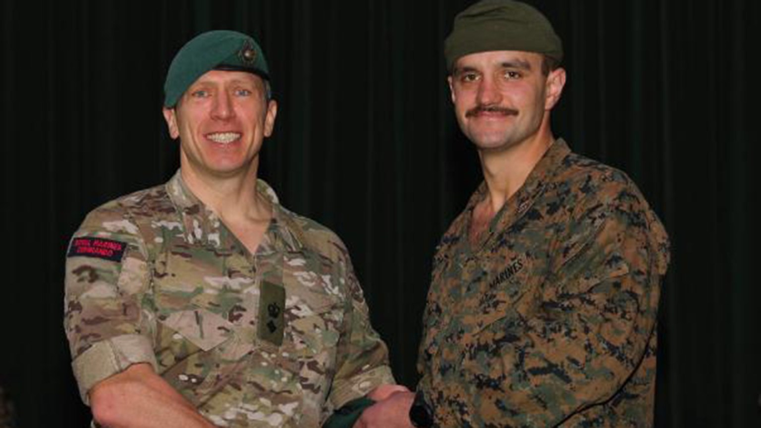 US Marine is top student at Royal Marine Commando course