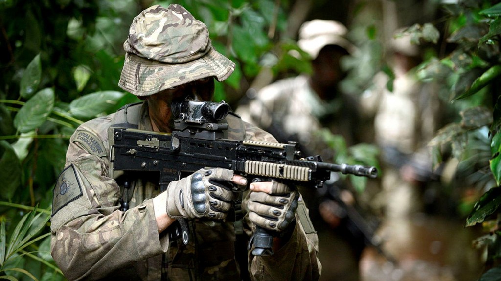 US Marine is top student at Royal Marine Commando course