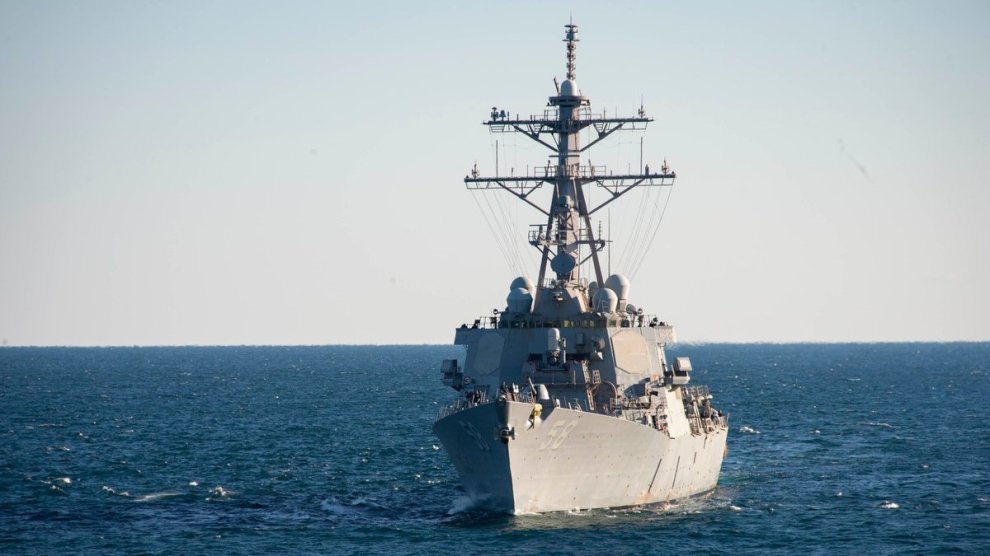 Navy destroyer shoots down more drones over the Red Sea