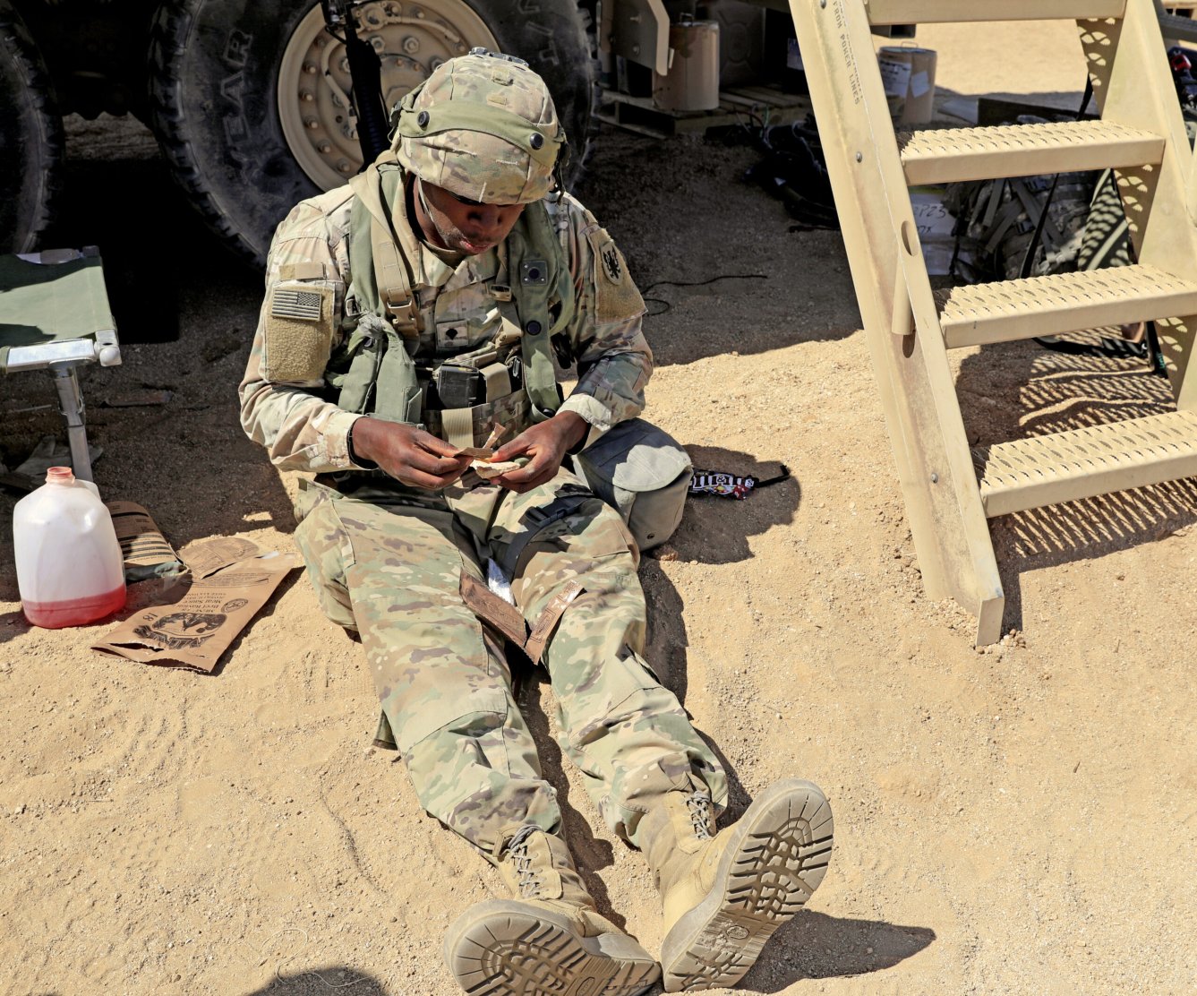 The difference between field stripping and rat f--king an MRE