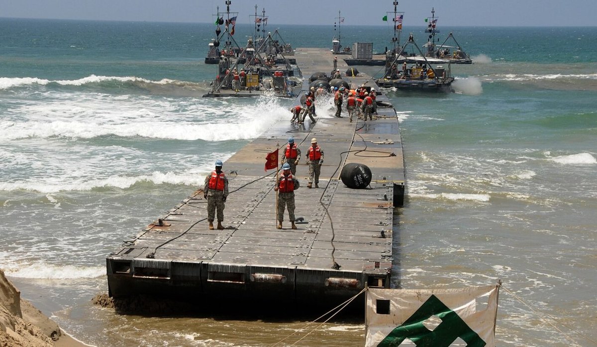 The Army's floating pier in Gaza is a preview of Indo-Pacific tactics