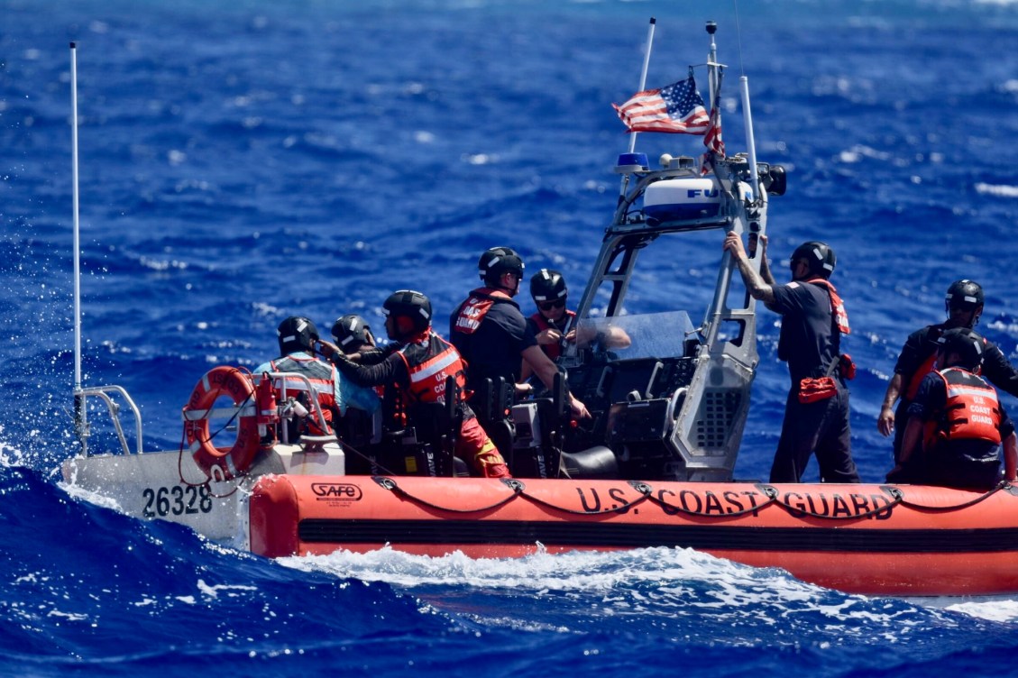 Navy, Coast Guard rescue mariners who wrote ‘Help’ on beach