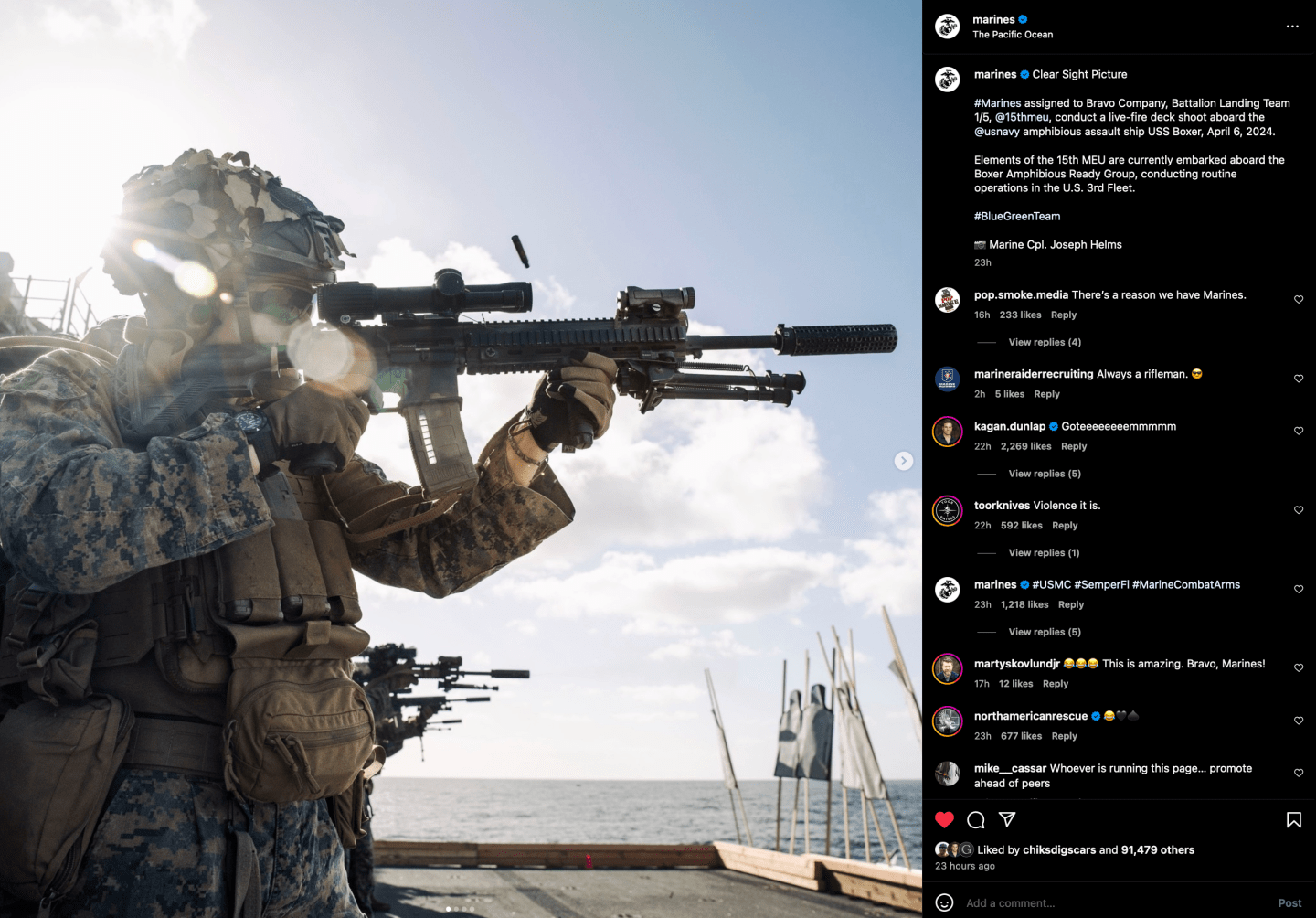 The Marines trolled the Navy on Instagram and it was awesome