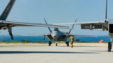 Kadena Air Base shows off new air power with an ‘elephant walk’ - Task ...