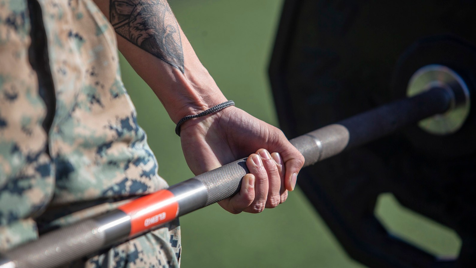 Marine breaks world record at deadlifting competition
