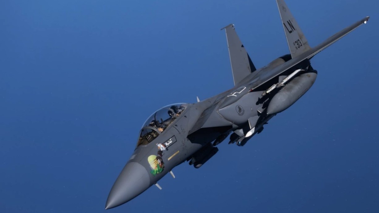 F-15E pilot, in a jet called 'Mullet,' packs Zyn and kills drones ...