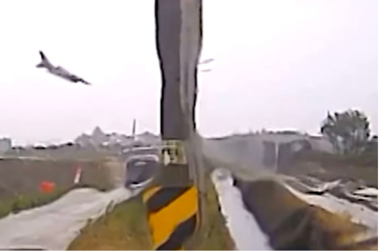 An F-16 crashed because of a 'blind spot' in its engine