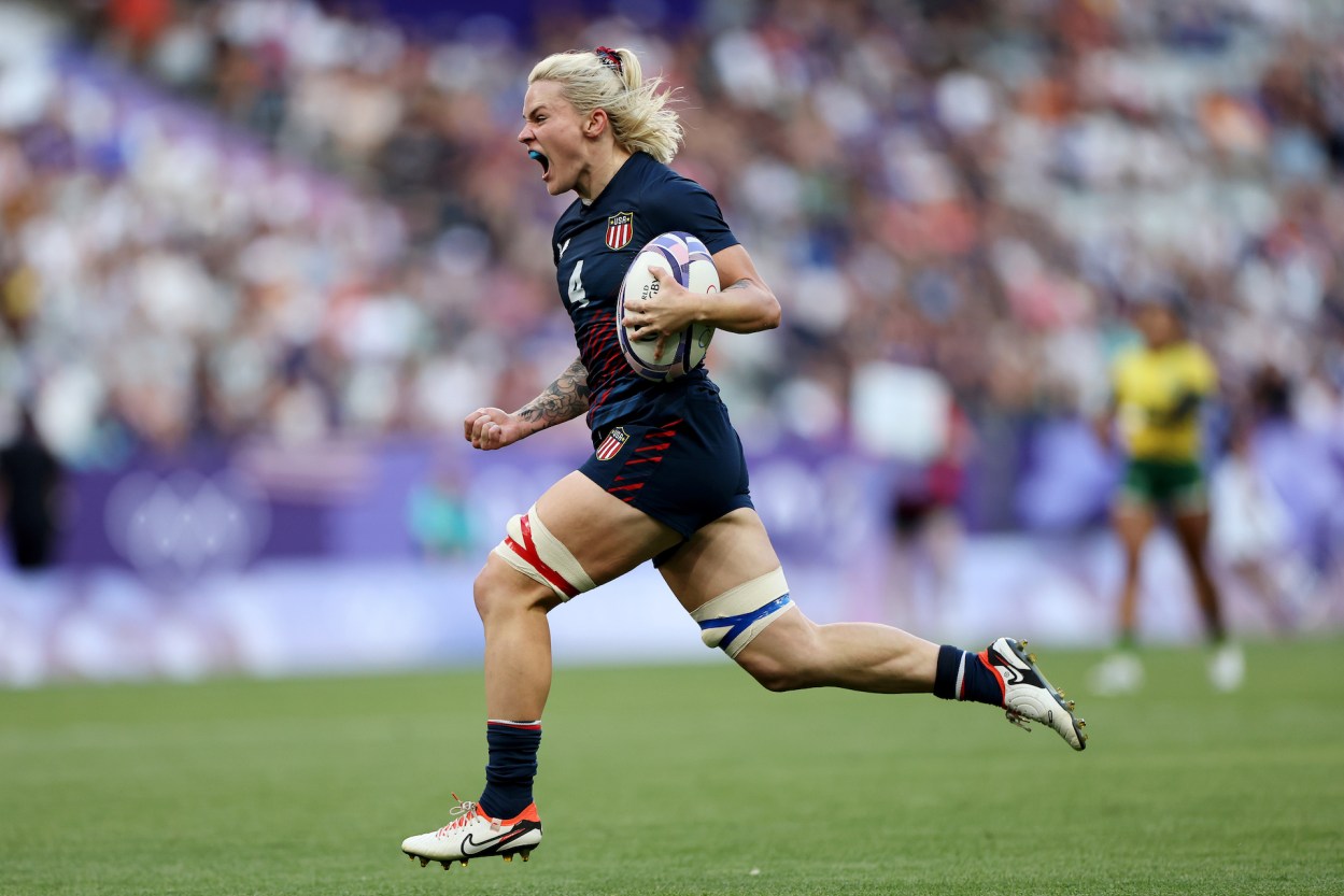 An Army officer is one of the stars of the U.S. Olympic rugby team