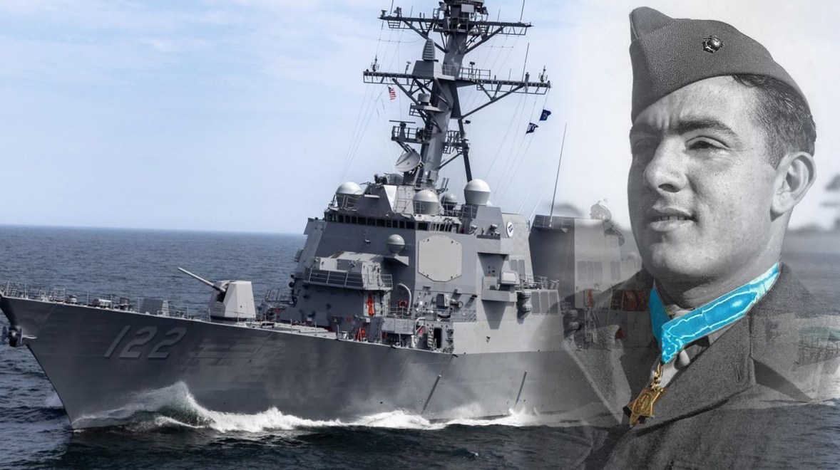 Navy receives USS John Basilone, named for legendary Marine