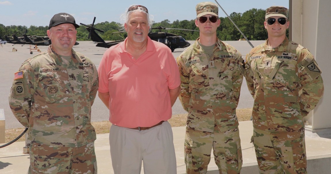 Three Army pilots saved a man's life after a flight of 'bad luck