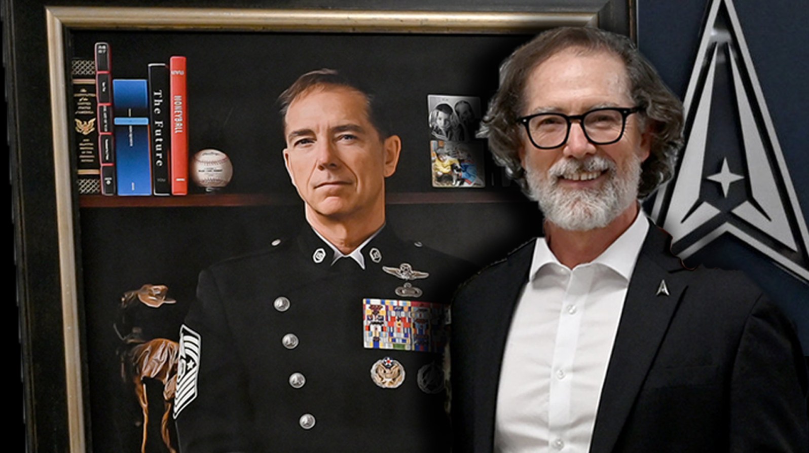 Space Force chief debuts official portrait with 'retirement beard'