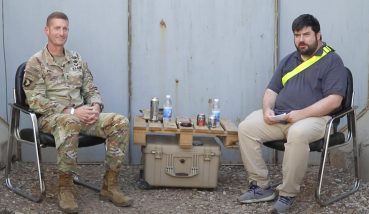 Commanding general in Iraq and Syria goes ‘Between Two T-Walls’