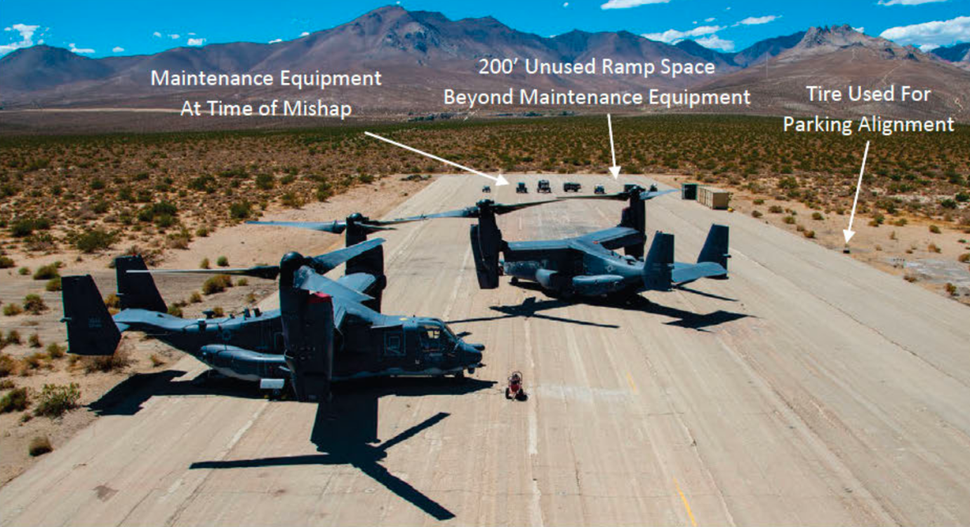 An Air Force special ops unit damaged three Ospreys in five days