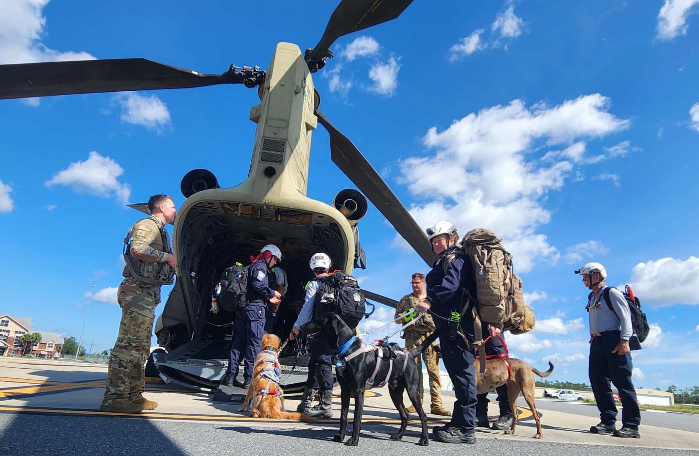 National Guard soldiers who lost their homes still reporting for duty