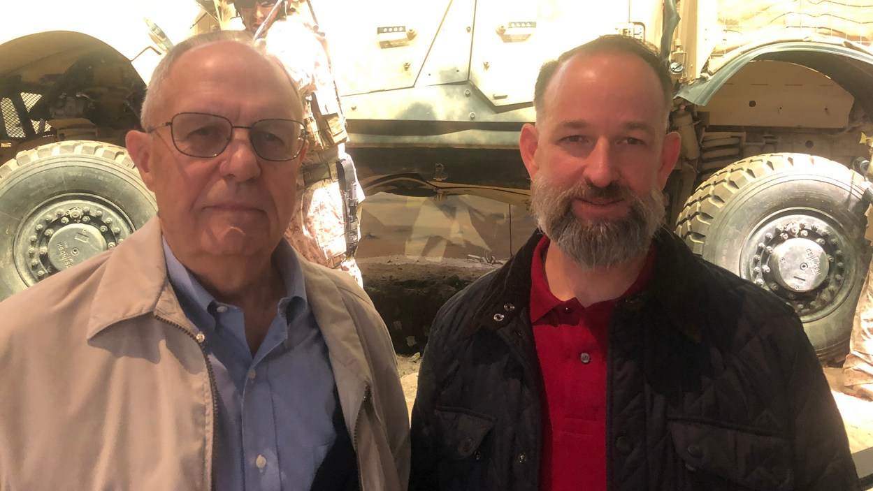 Father and son revisit their wars at Marine Corps museum