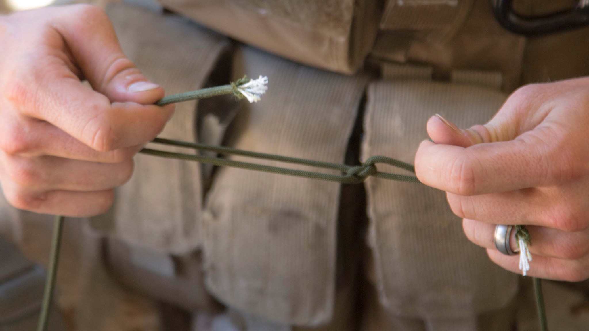 A soldier's best friend: The many uses of 550 cord in the military