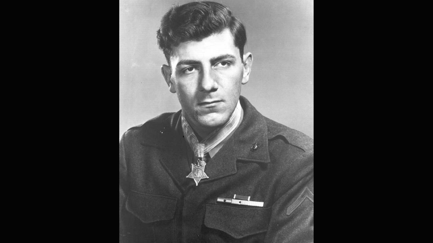 Marine smacked grenades with E-tool during Korean War battle