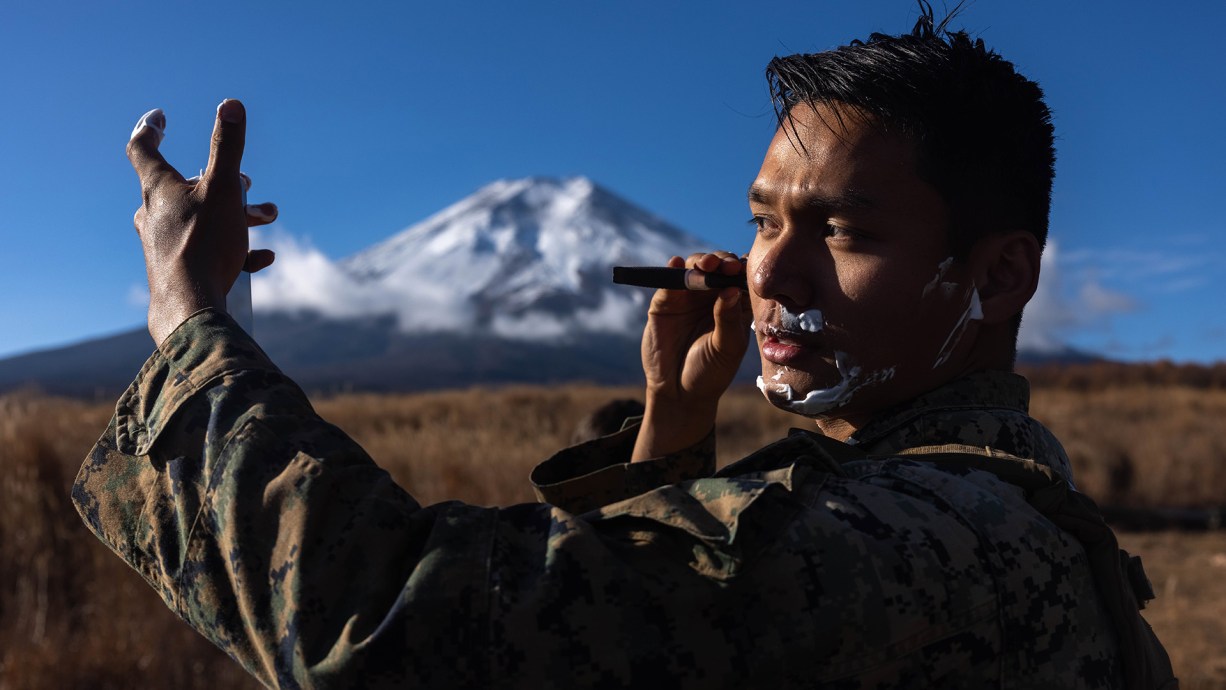 Marine commanders have final say on medical shaving waivers