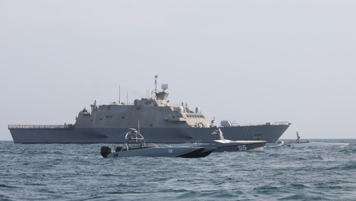 The Navy is upgrading littoral combat ships to fight drones