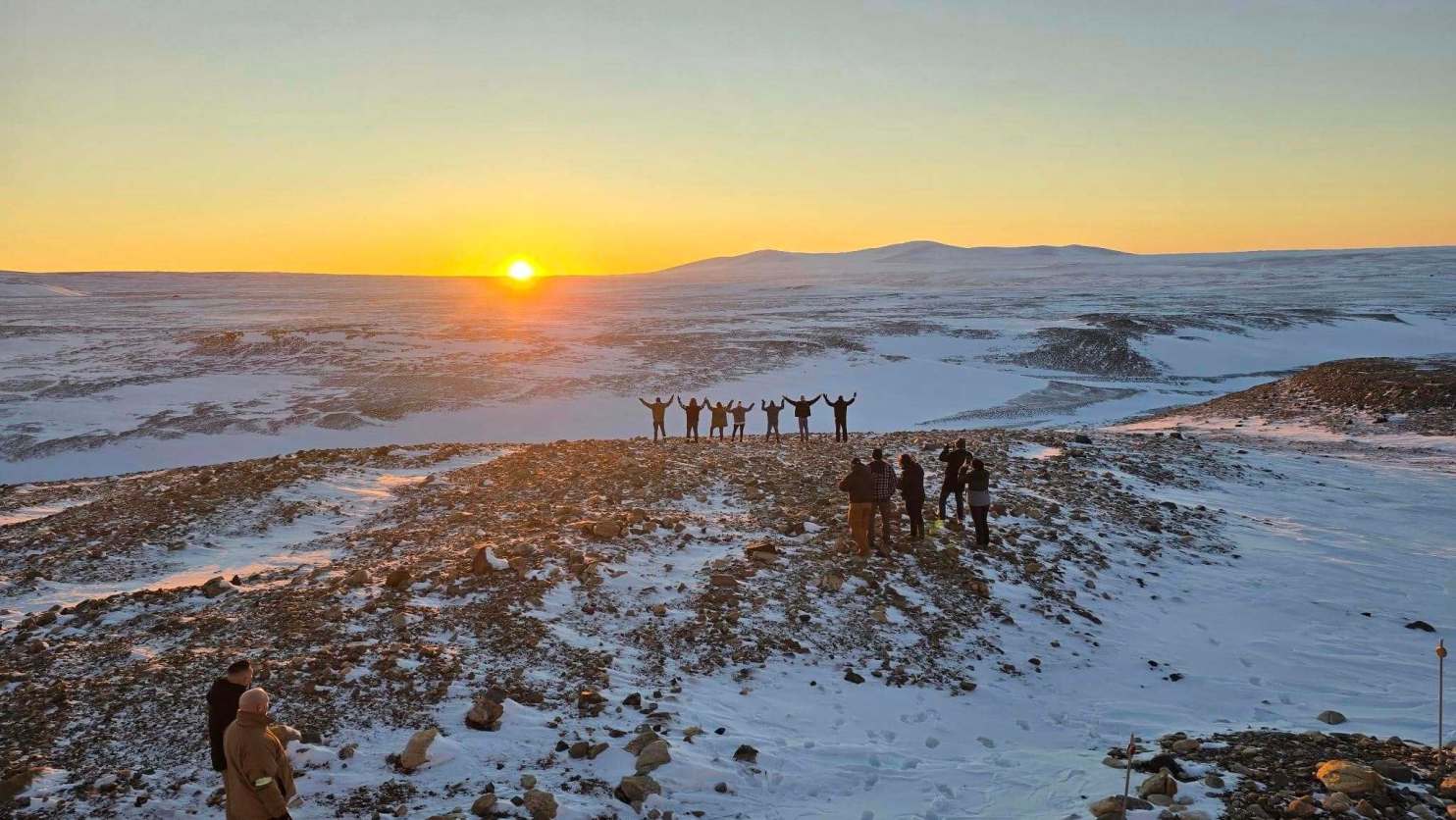 U.S. troops see sun in Greenland for first time in 3 months