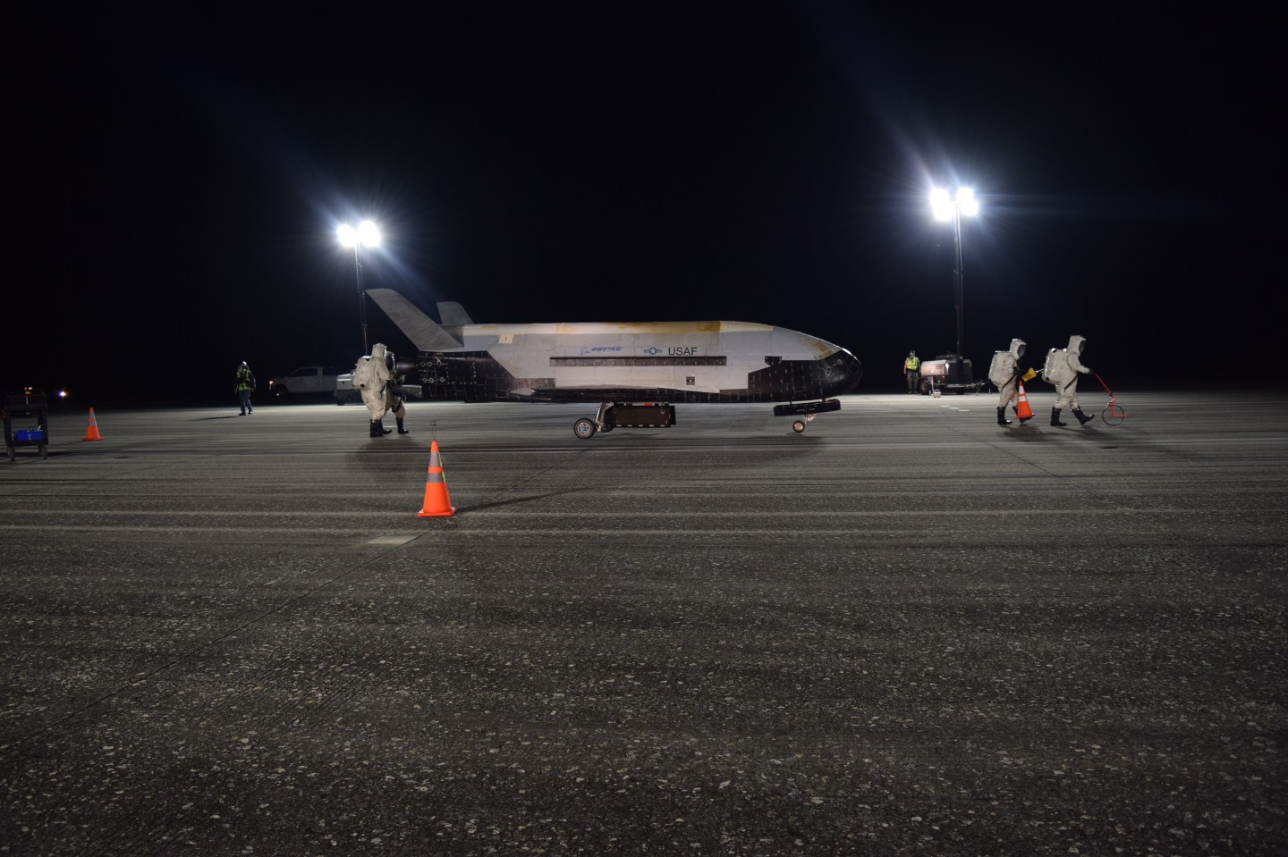 Space Force shares the first photo from its space plane in orbit