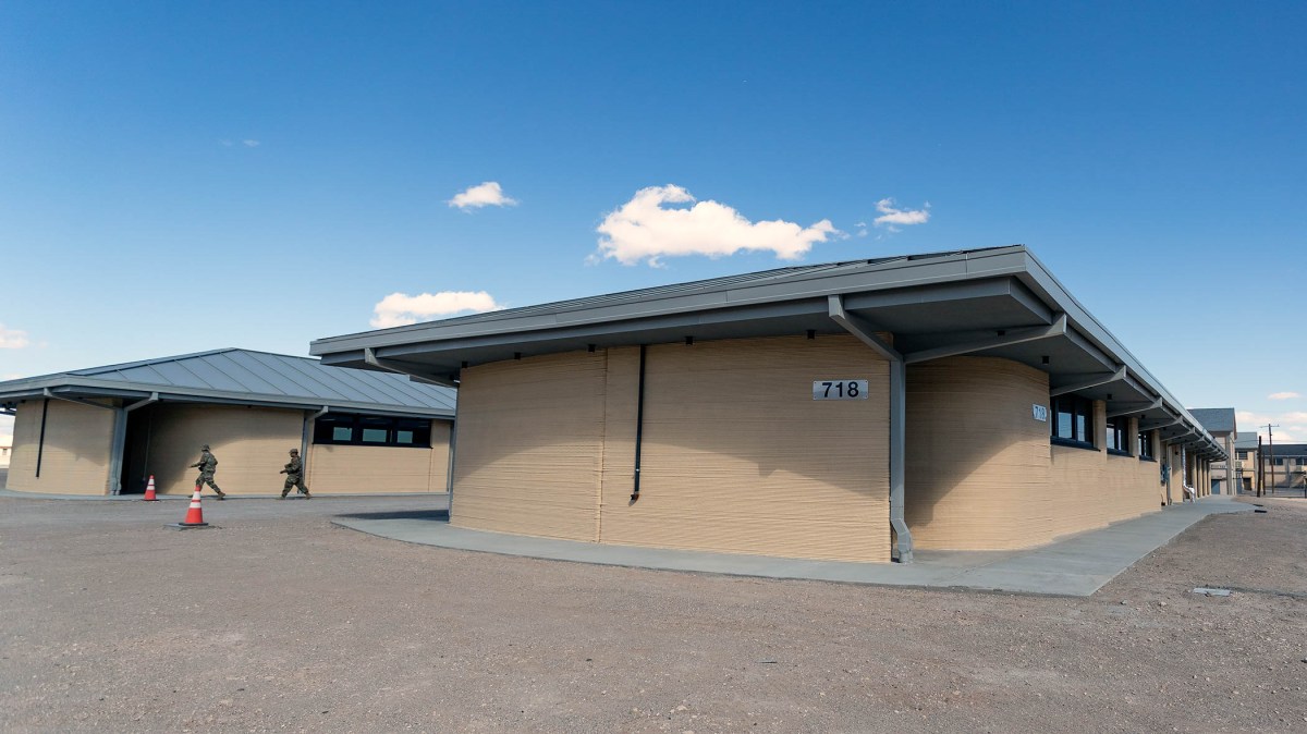 Fort Bliss gets a glimpse into the future with 3D-printed barracks